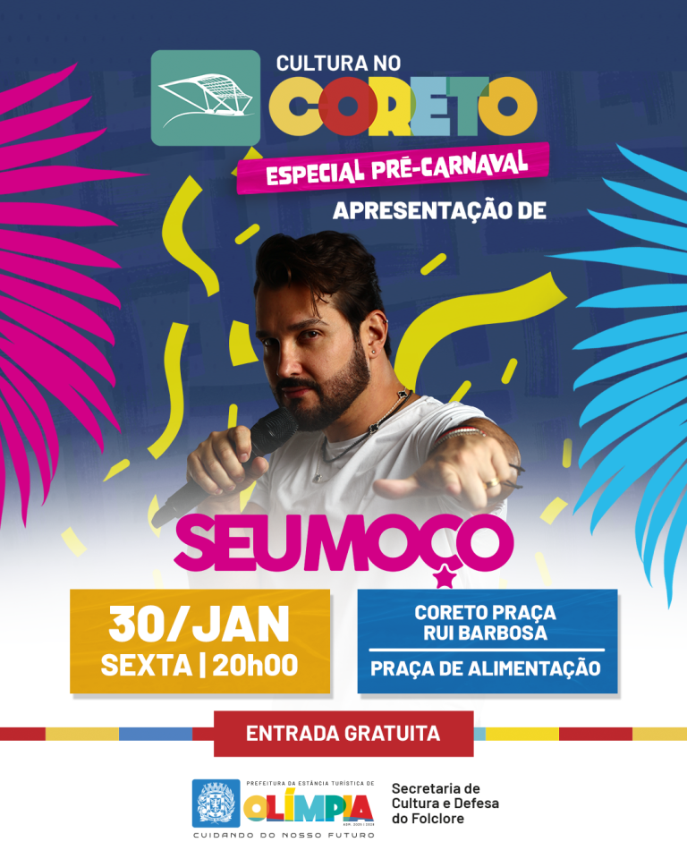 Cultura no Coreto abre 2026 com pré-carnaval na Praça Rui Barbosa ...